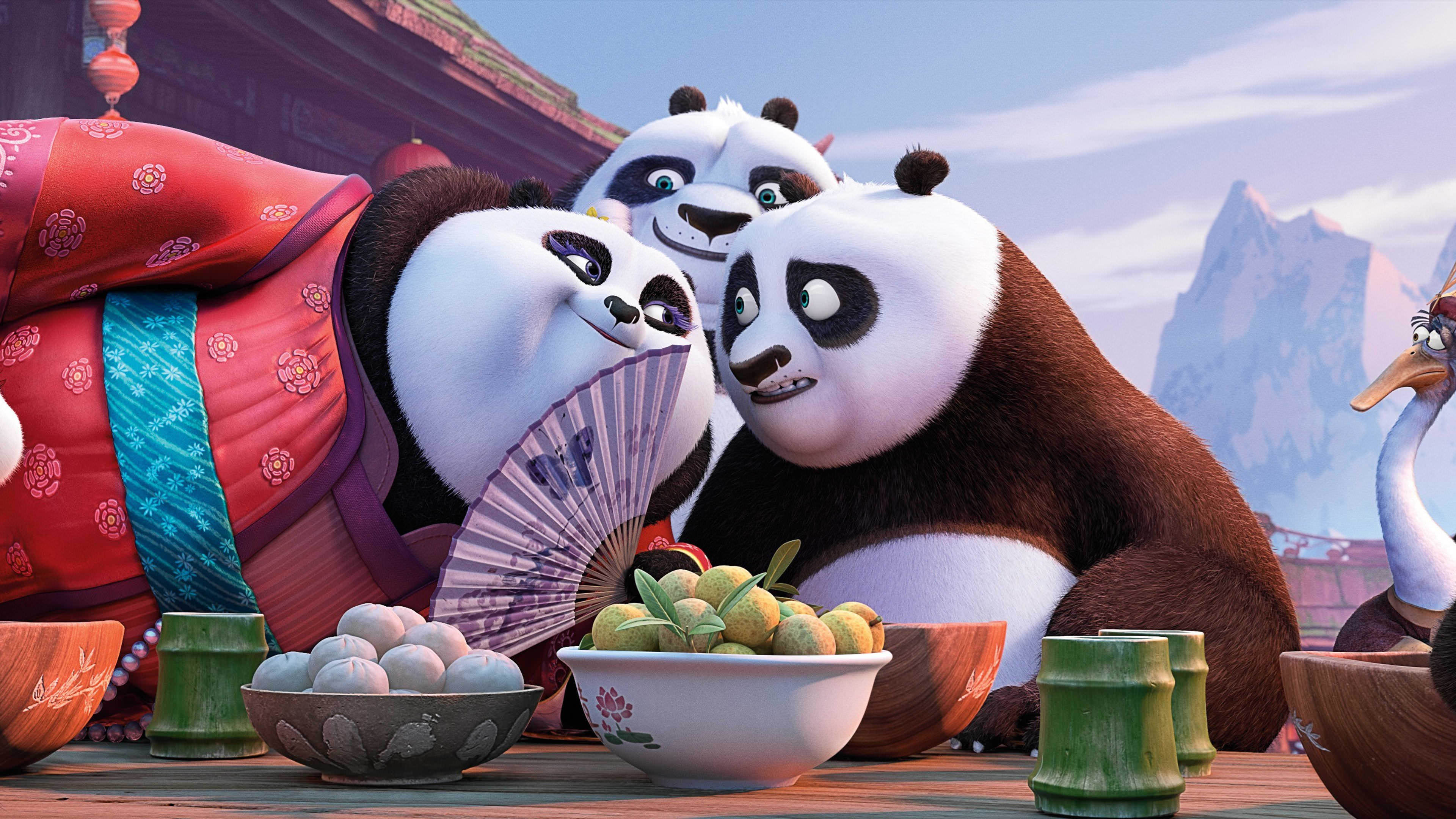 Kung Fu Panda Eating